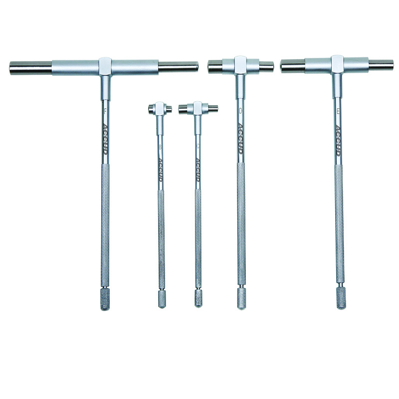 TELESCOPIC GAUGE SET 6PC SATIN CHROME FINISH - Mr Tool Guy