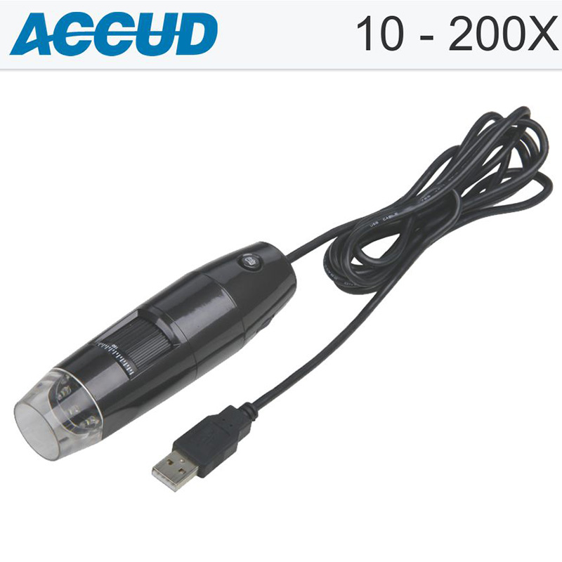 ACCUD DIGITAL MICROSCOPE 10-200X - Mr Tool Guy