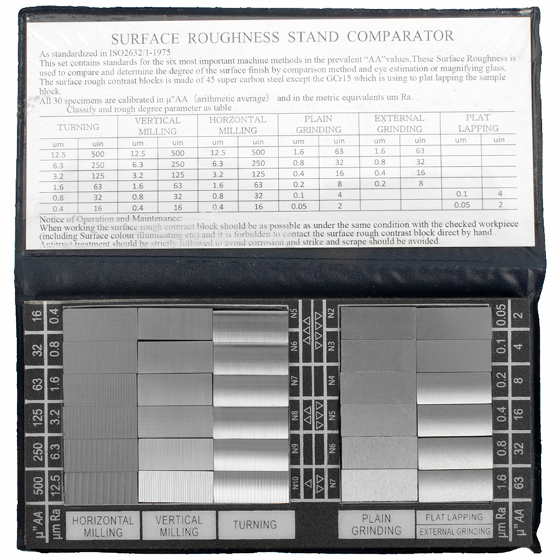 SURFACE ROUGHNESS SPECIMEN - Mr Tool Guy