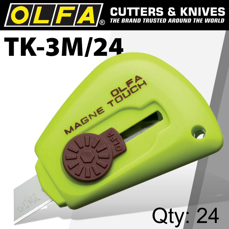 OLFA MAGNETIC TOUCH KNIFE 24 PER PACK - Mr Tool Guy