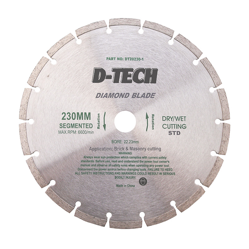 DIAMOND BLADE SEGMENTED STD. 230 X 22.23MM - Mr Tool Guy