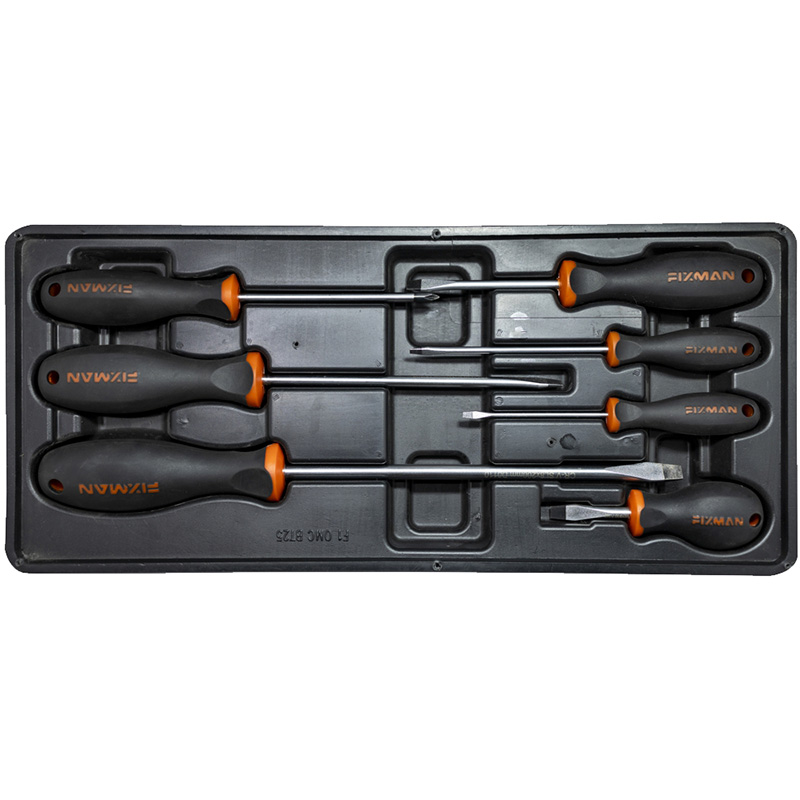 FIXMAN 7-PC SLOTTED SCREWDRIVERS - Mr Tool Guy