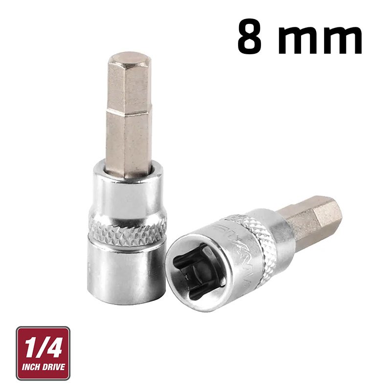 FIXMAN 1/4' DR.BIT SOCKET 8MM HEX ALLEN H8 - Mr Tool Guy