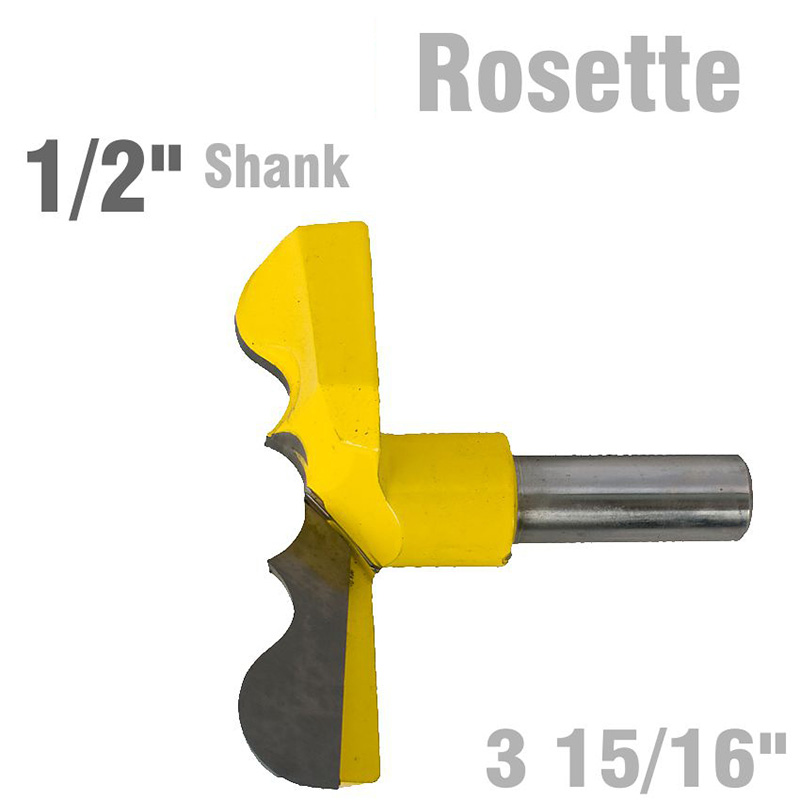ROSETTE BIT 84MM (3 15/16'CUTTING DIAMETER) 1/2' SHANK - Mr Tool Guy