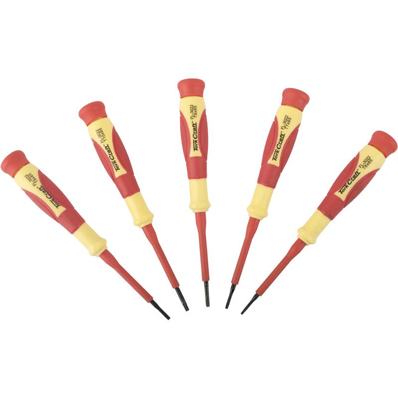 5PC PRECISION ELECTRONIC INSULATED SCREWDRIVER SET - Mr Tool Guy