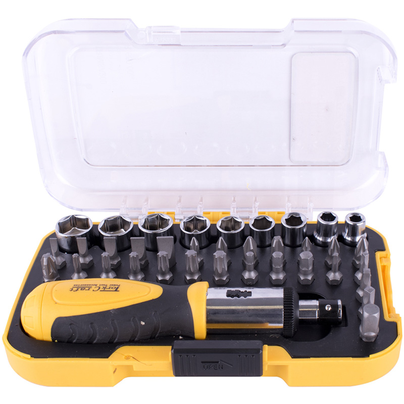 SCREWDRIVER RATCHET BIT SET 37PC - Mr Tool Guy