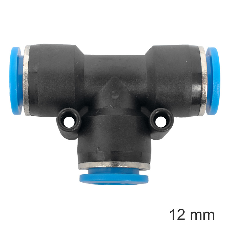 PU HOSE FITTING TEE 12MM - Mr Tool Guy