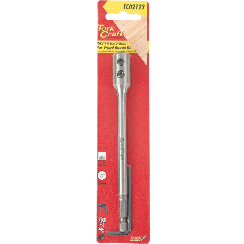 EXTENSION 150MM FOR SPADE BITS - Mr Tool Guy