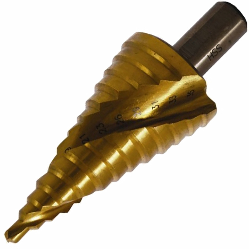 STEP DRILL HSS 3-35MMX2 - 3MM SPIRAL - Mr Tool Guy
