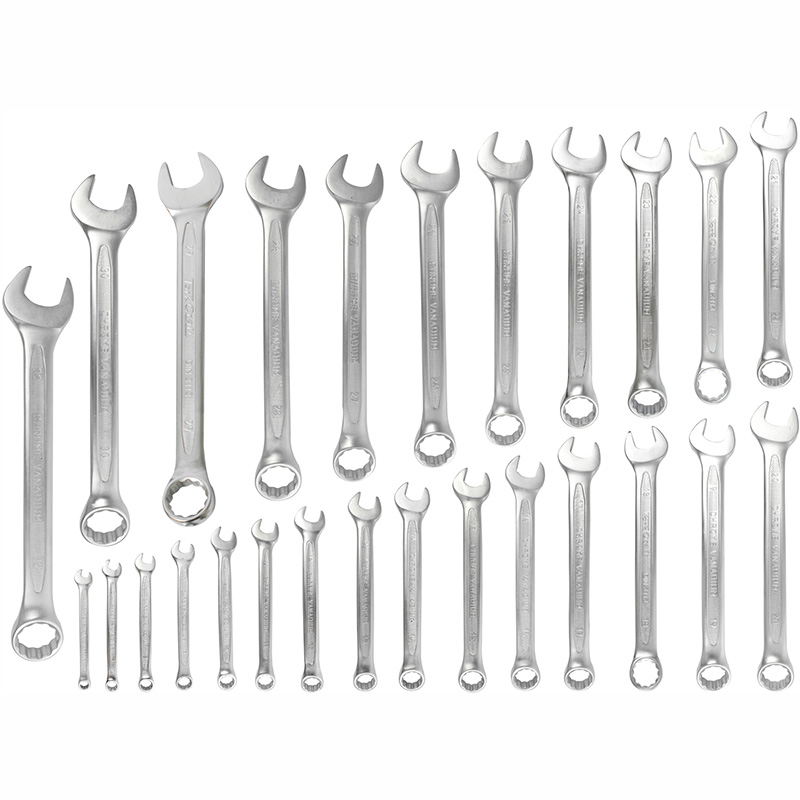 26PCS COMBINATION SPANNER SET 6-32MM DEEP OFFSET JUMBO RACK - Mr Tool Guy