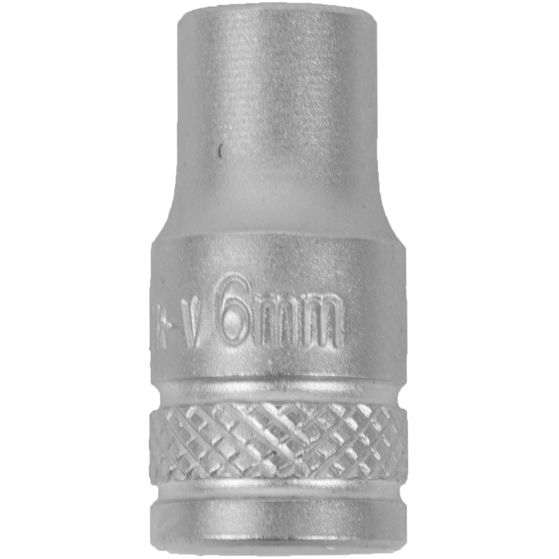 SOCKET 6MM 1/4' DRIVE CRV 12 POINT - Mr Tool Guy