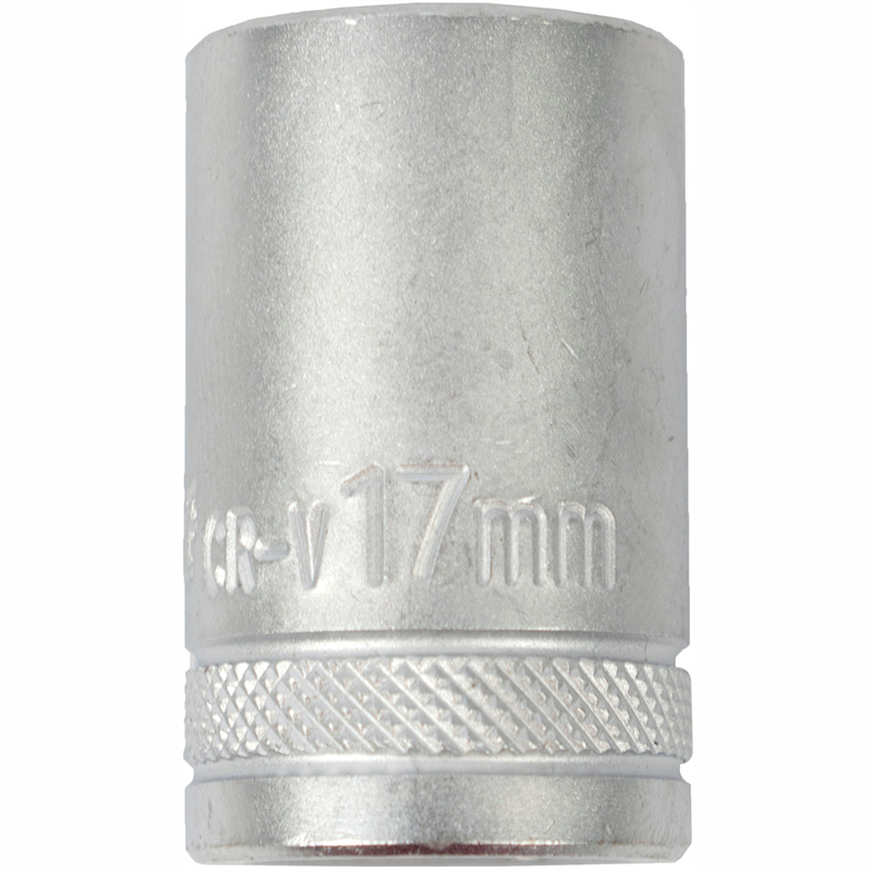SOCKET 17MM X 23.8MM 1/2' DRIVE CRV 12 POINT - Mr Tool Guy
