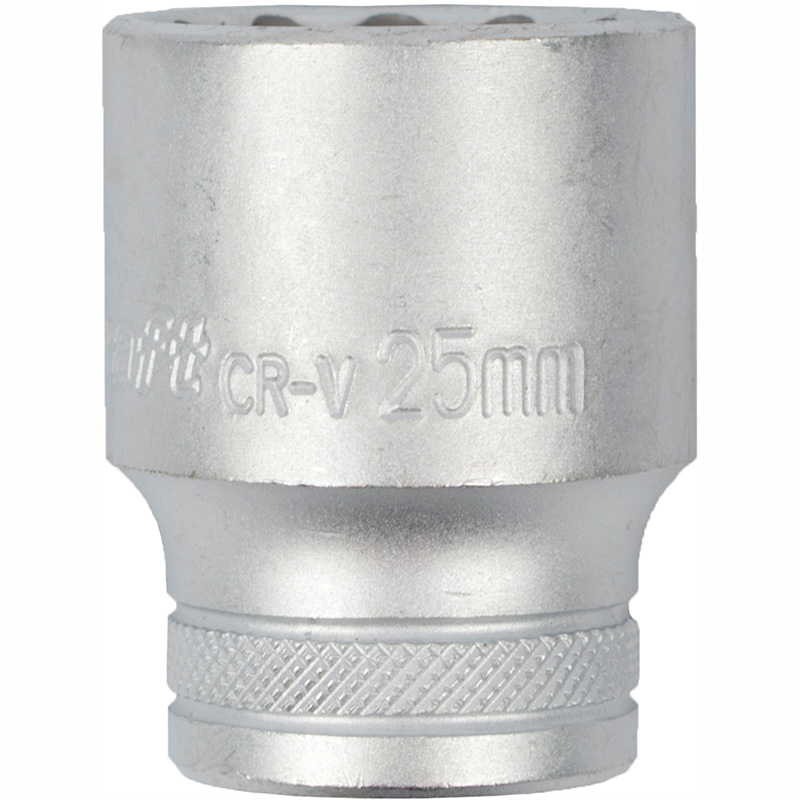 SOCKET 25MM X 33.8MM 1/2' DRIVE CRV 12 POINT - Mr Tool Guy