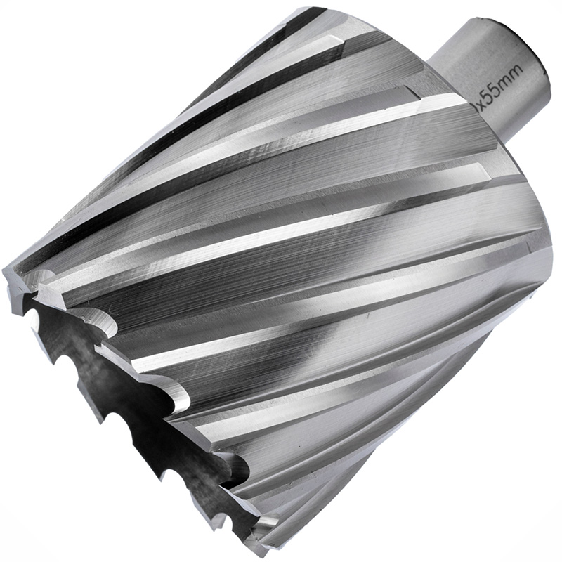 ANNULAR HOLE CUTTER HSS 60 X 55MM BROACH SLUGGER BIT - Mr Tool Guy