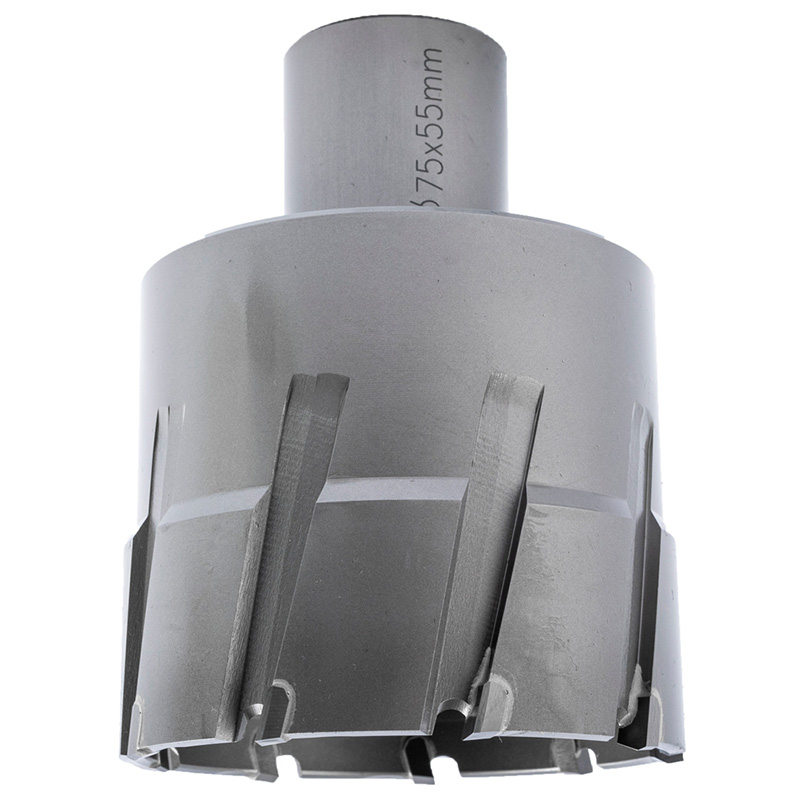 ANNULAR HOLE CUTTER TCT 75 X 55MM BROACH SLUGGER BIT - Mr Tool Guy