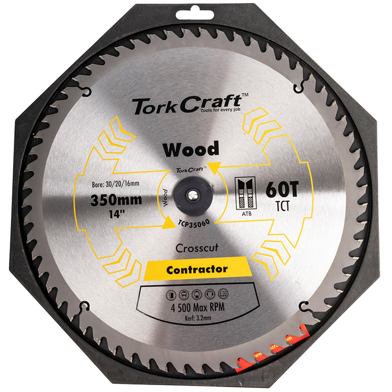 BLADE CONTRACTOR 350 X 60T 30 CIRCULAR SAW TCT - Mr Tool Guy